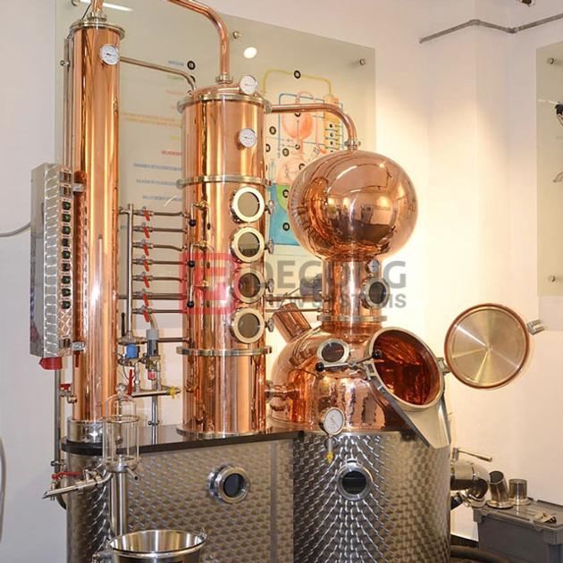 2000L Vodka Distiller Reflux Column Distiller Copper Alcohol ...