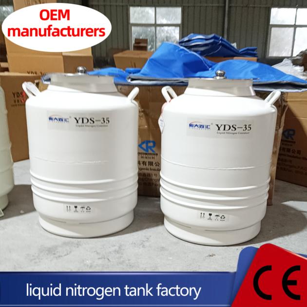 cryogenic sample storage liquid nitrogen freezer container 35liter ...